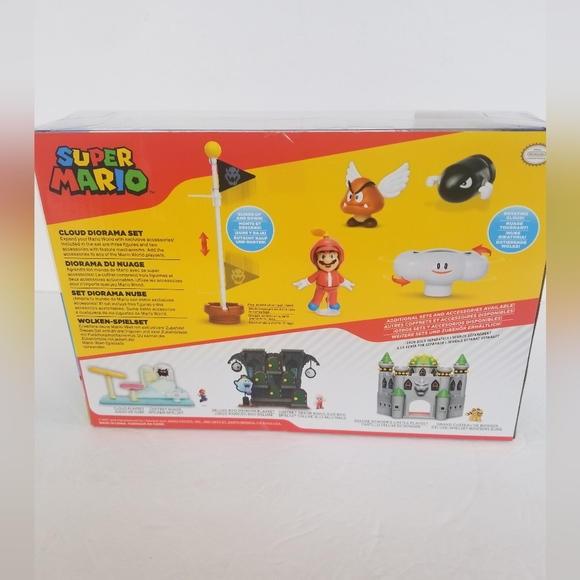 Jakks | Toys | Nintendo Super Mario Cloud Diorama Set Includes ...